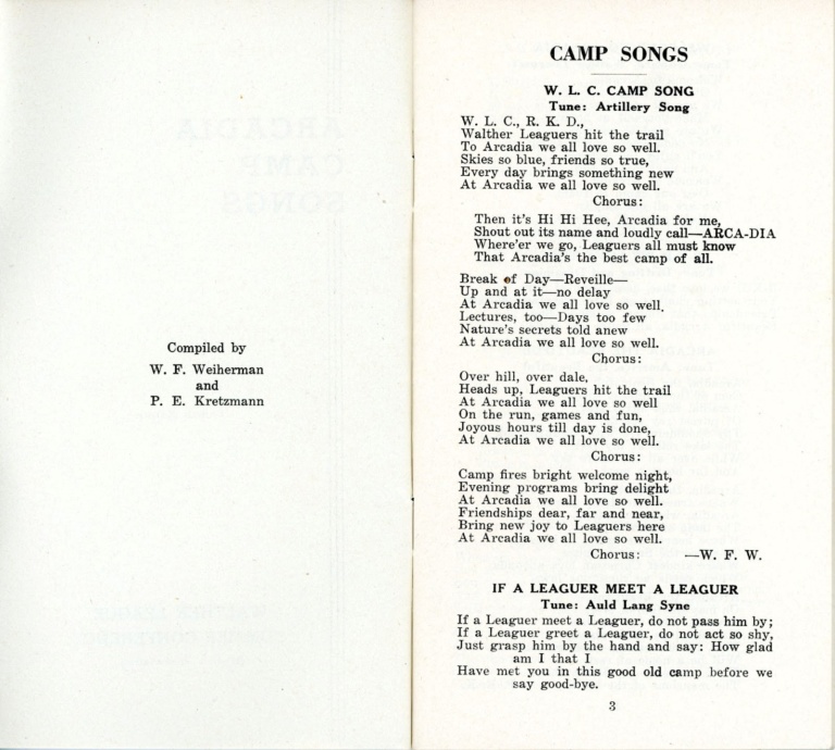 “The Best Camp of All”: A Quick Trip through Camp Arcadia Song Books ...